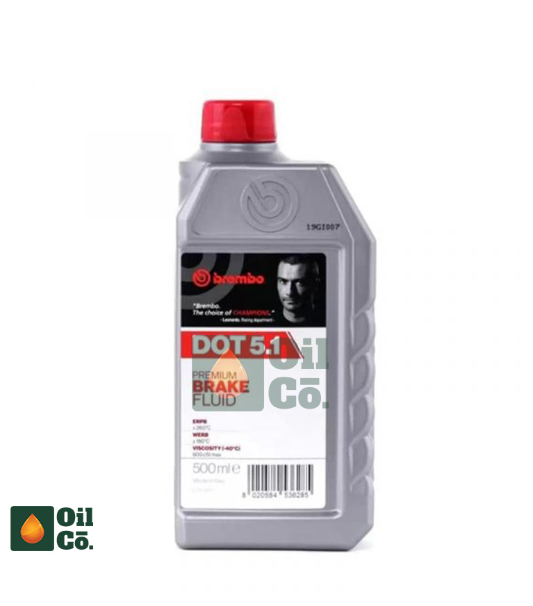 BREMBO PREMIUM DOT 5.1 BRAKE FLUID 500ML | OilCō Bangladesh