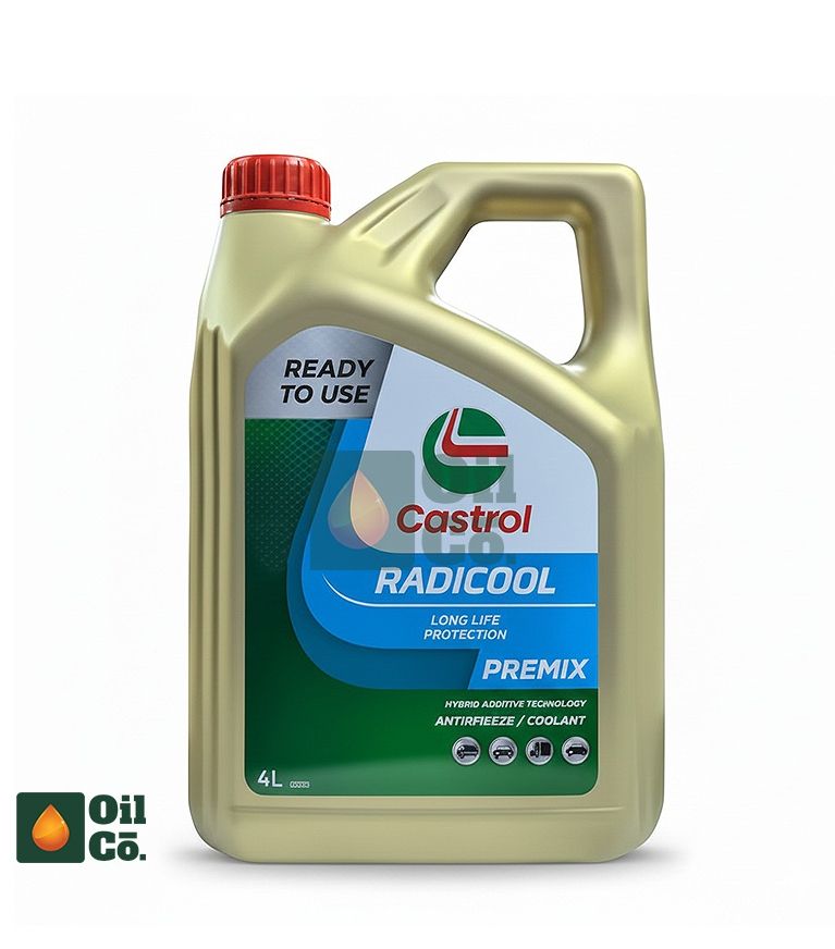 CASTROL RADICOOL LONG LIFE PROTECTION PREMIX ANTIFREEZE COOLANT GREEN ...