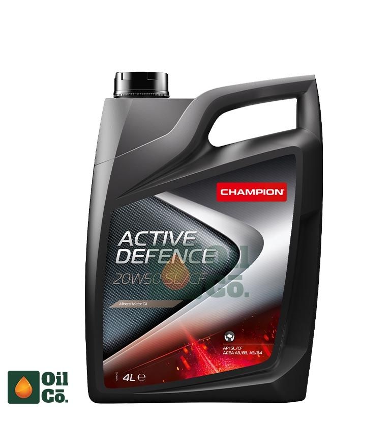CHAMPION ACTIVE DEFENCE 20W-50 MINERAL 4L | OilCō Bangladesh