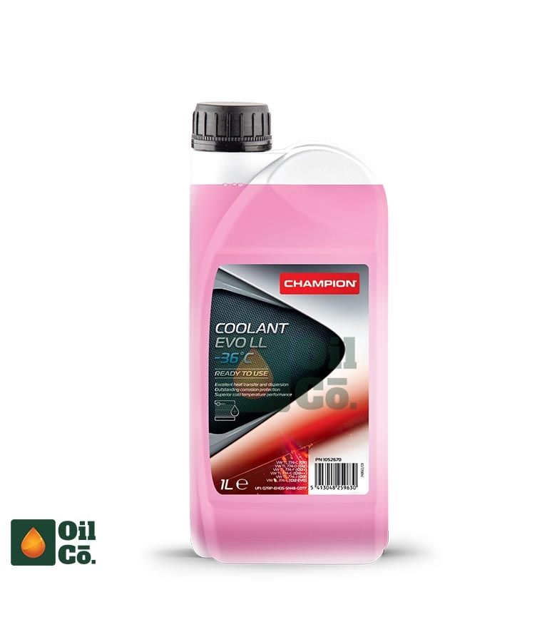 CHAMPION EVO LL OAT PREMIXED COOLANT PINK 1L | OilCō Bangladesh