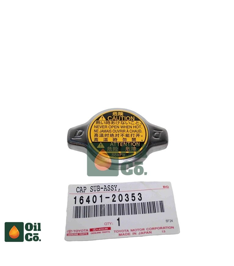 TOYOTA OEM RADIATOR CAP 16401-20353 | OilCō Bangladesh