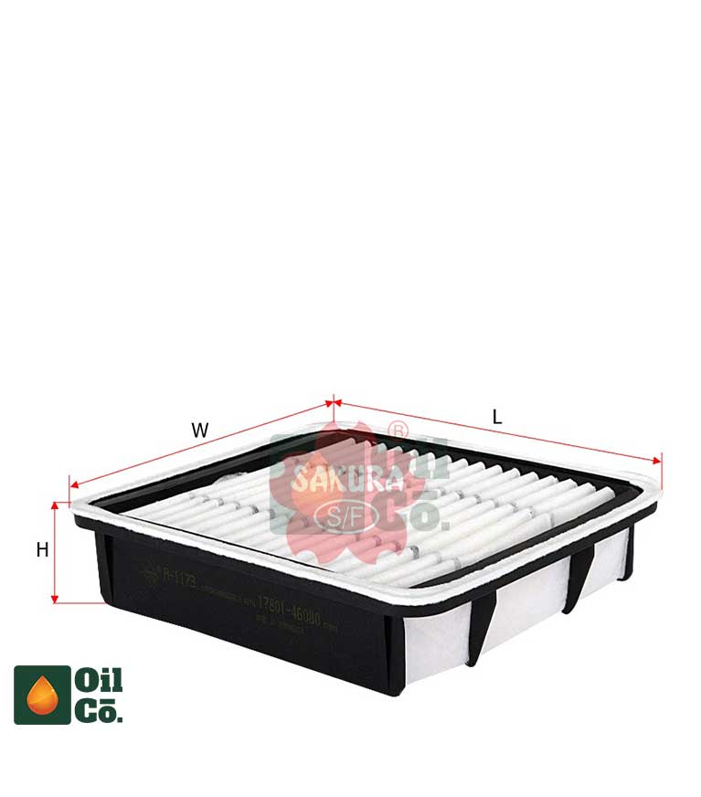 SAKURA AIR FILTER A-1173 FOR TOYOTA | OilCō Bangladesh