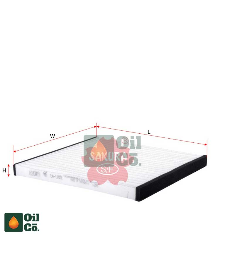 SAKURA CABIN FILTER CAC-1102 FOR TOYOTA | OilCō Bangladesh